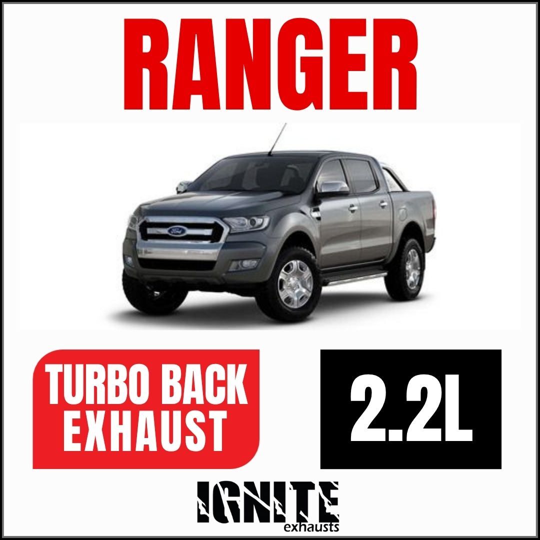 Ford PX Ranger 2.2L 3 Inch Ignite Exhaust Systems | Ignite Exhausts