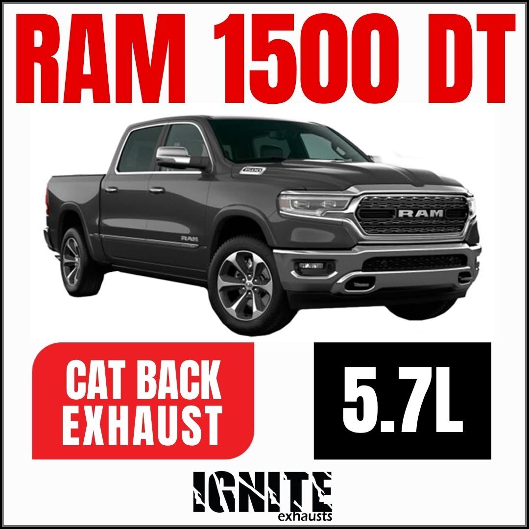 RAM DT 1500 Exhaust 5.7L V8 3 inch Cat Back Systems - Ignite