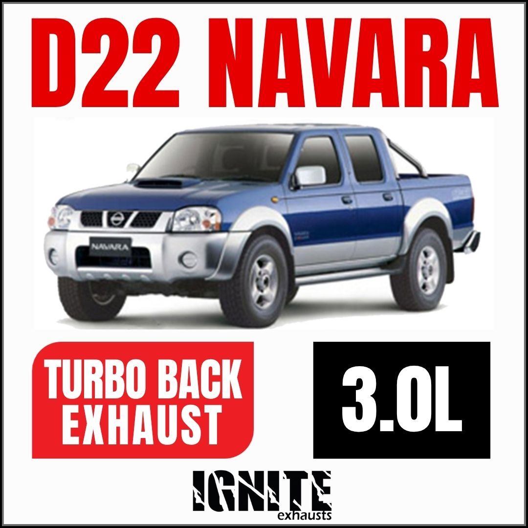 Nissan D22 Navara 3L 3 Inch Exhaust Systems | Ignite Exhausts