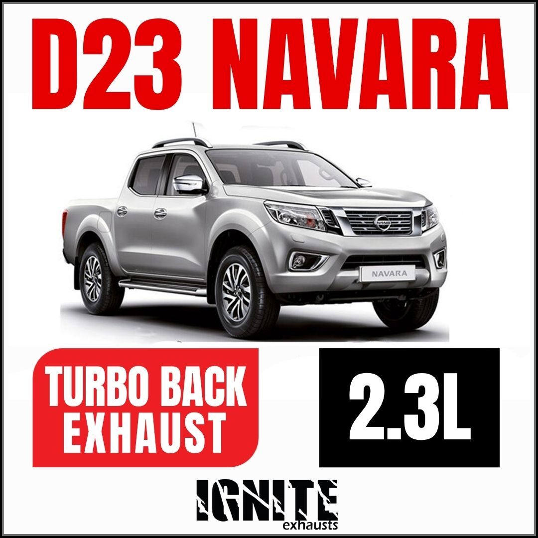 Ignite Exhausts Fits Nissan Navara 2014-11/2020 D23 NP300 2.3L 3" DPF ...