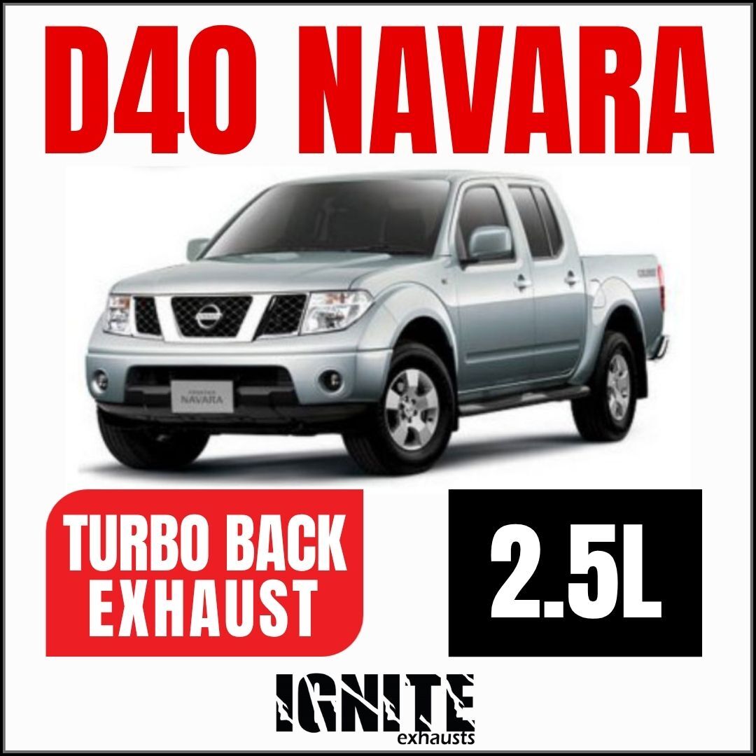 Nissan D40 Navara (2.5L Manual) 3 Inch Exhaust Systems | Ignite Exhausts