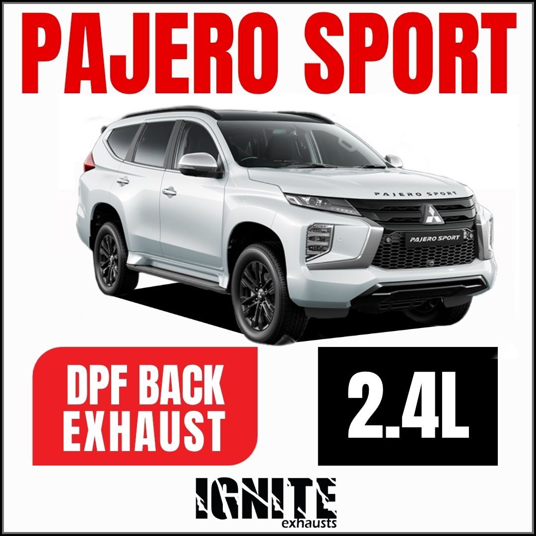 Mitsubishi QE Pajero Sport Exhaust 2.4L 3" DPF Back Systems - Ignite