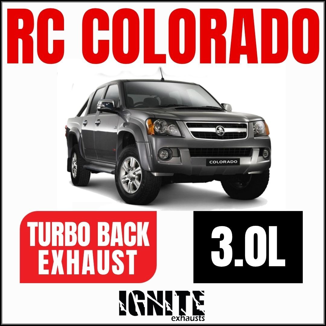Ignite Exhausts Fits Holden Colorado 2007-2012 RC 3L 3" Turbo Back