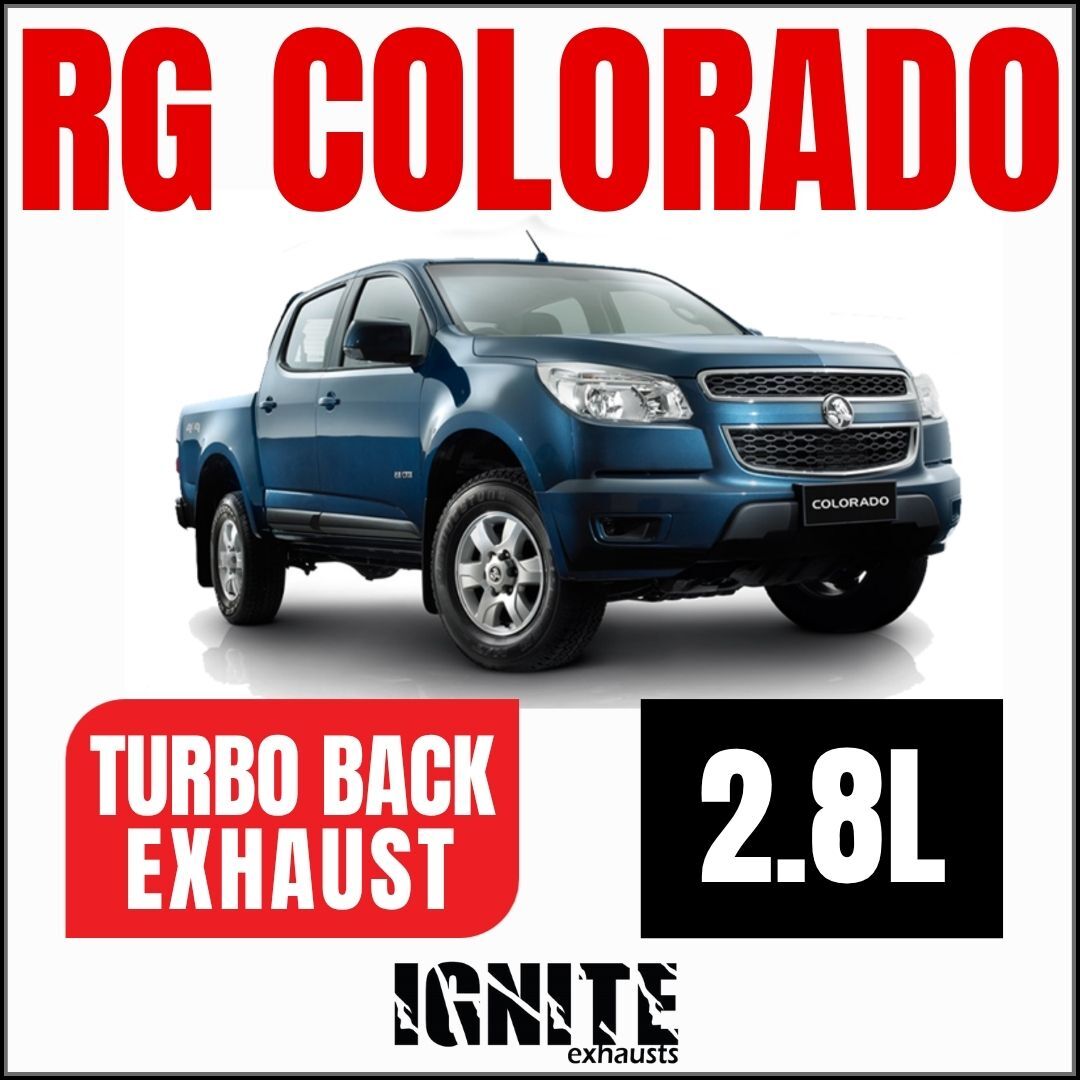 Ignite Exhausts Fits Holden Colorado 2012-2016 RG 2.8L 3" Turbo Back