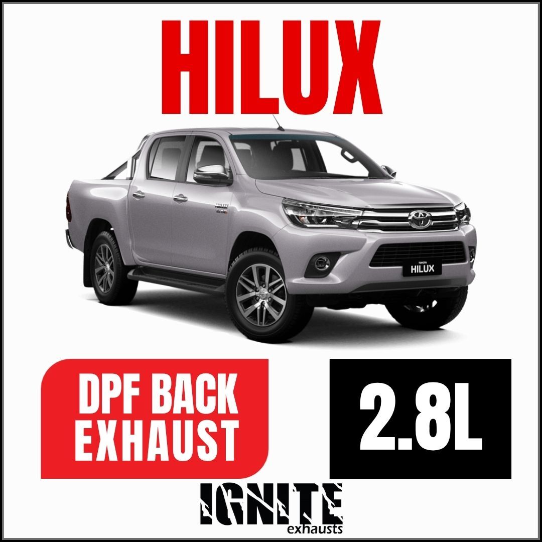 Toyota Hilux Exhaust 2.8L DPF Back Systems